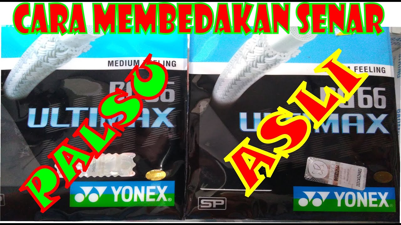 CARA MEMBEDAKAN SENAR BADMINTON ASLI ATAU PALSU UNTUK SENAR YONEX ...