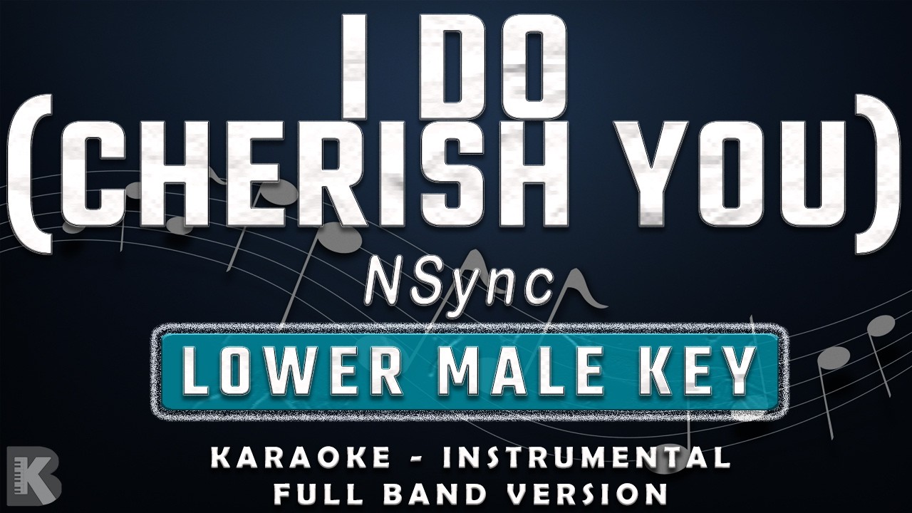 I DO (CHERISH YOU) - LOWER MALE KEY - FULL BAND KARAOKE - INSTRUMENTAL ...