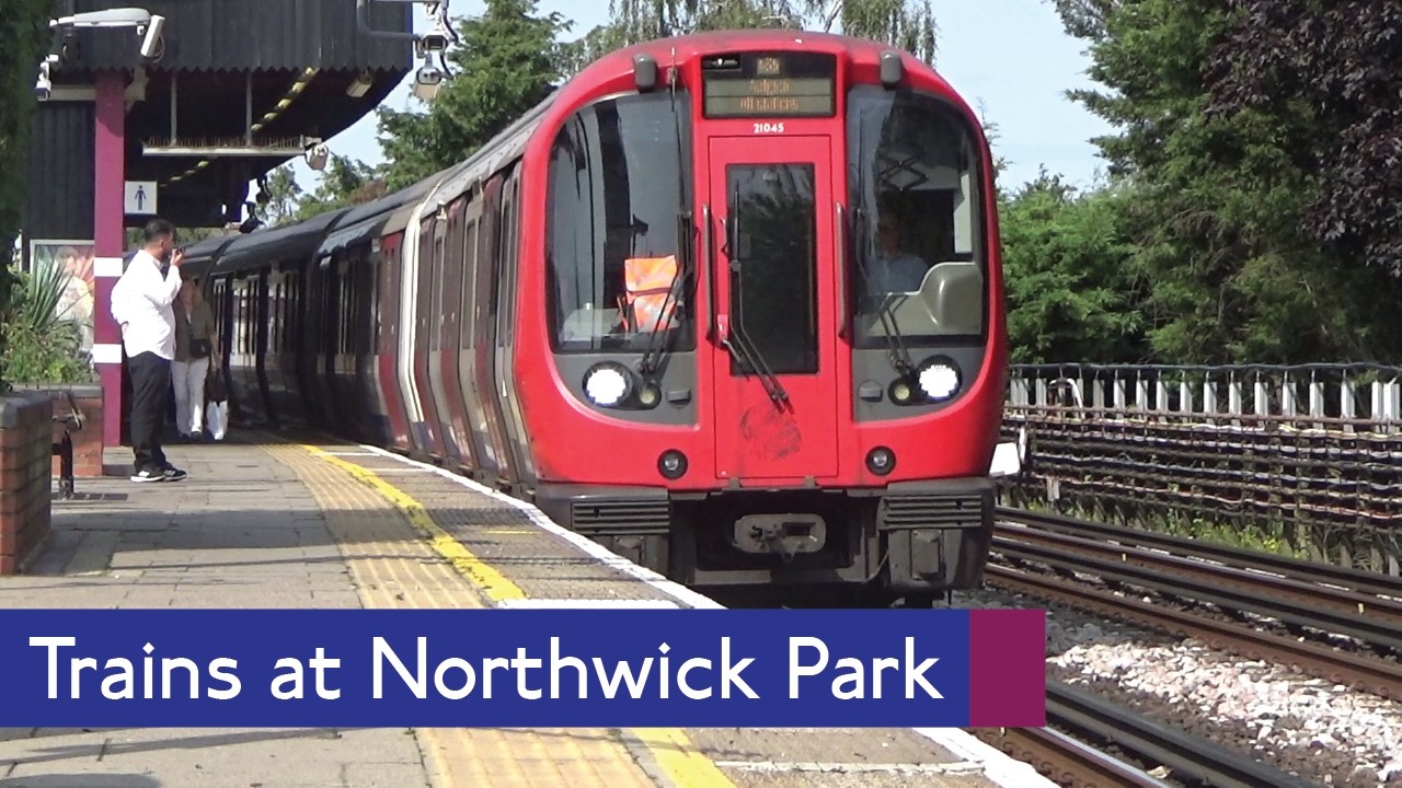London Underground Metropolitan Line Trains At Northwick Park - YouTube