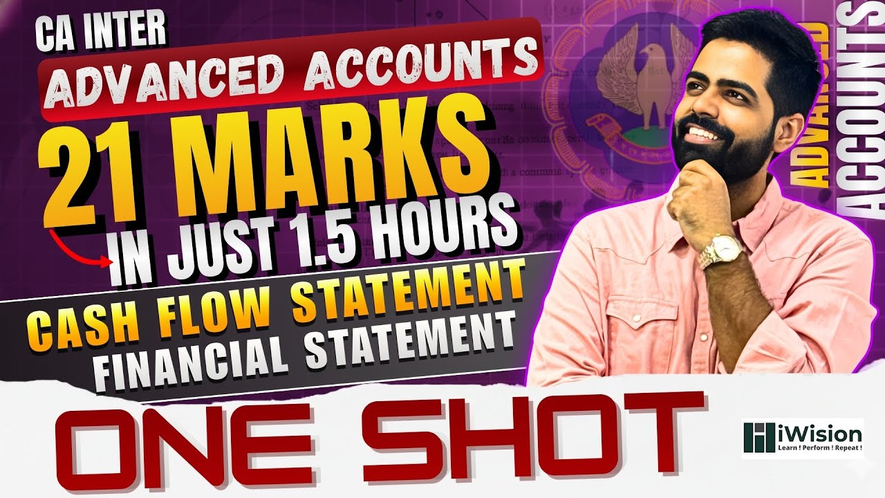 Financial Statement & Cash Flow Statement Quick Revision | CA Vipul ...