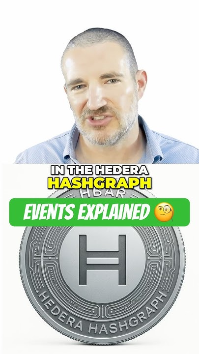 Hedera Hashgraph Events Explained Like I'm Five - YouTube
