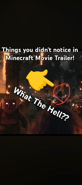 Things you didn't notice in Minecraft Movie Trailer! (Brainrot at end ...