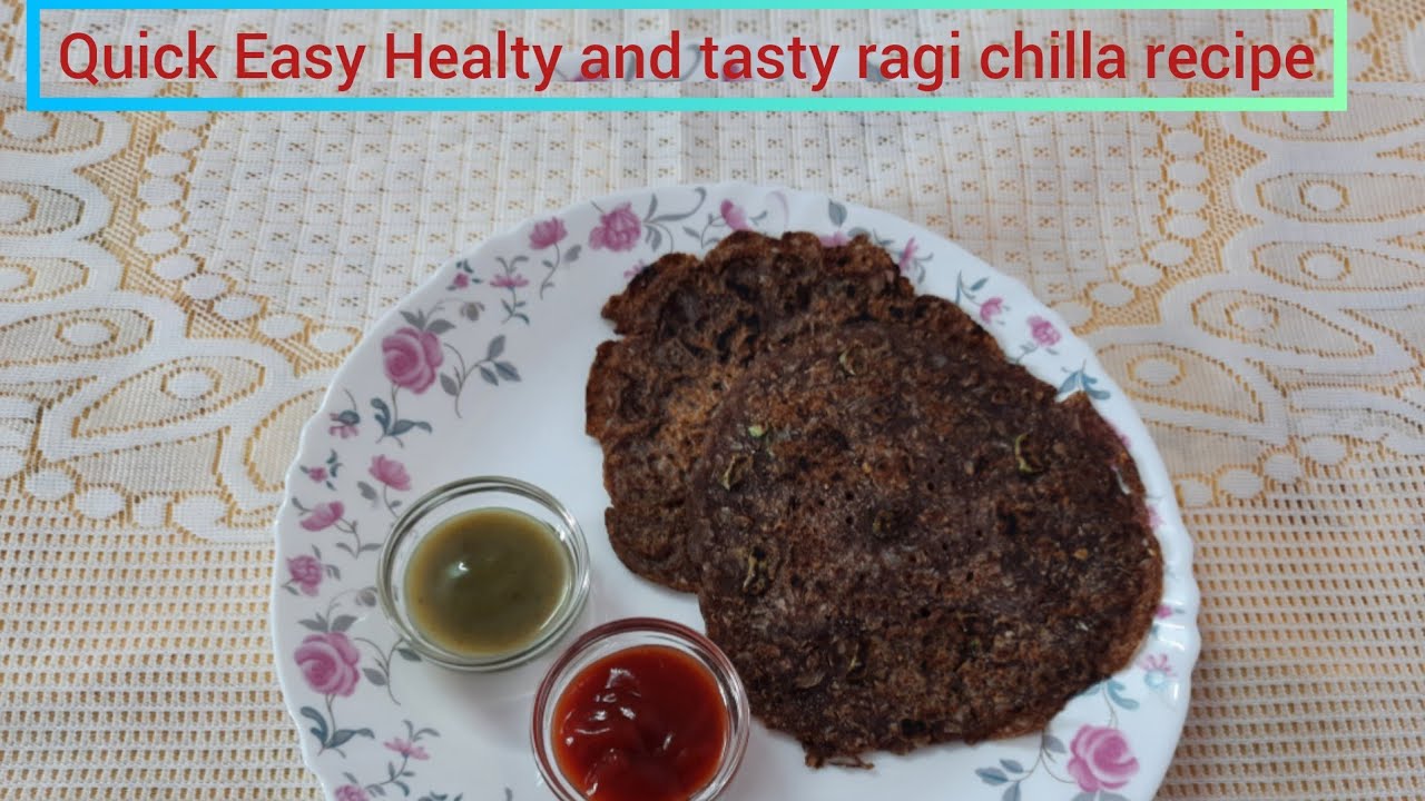 Healthy Ragi Chilla in just 5 minutes - YouTube
