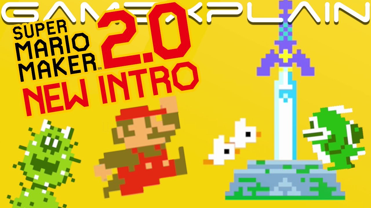 Mario x Zelda in New Super Mario Maker 2 Opening Cutscene (+ Pokey ...