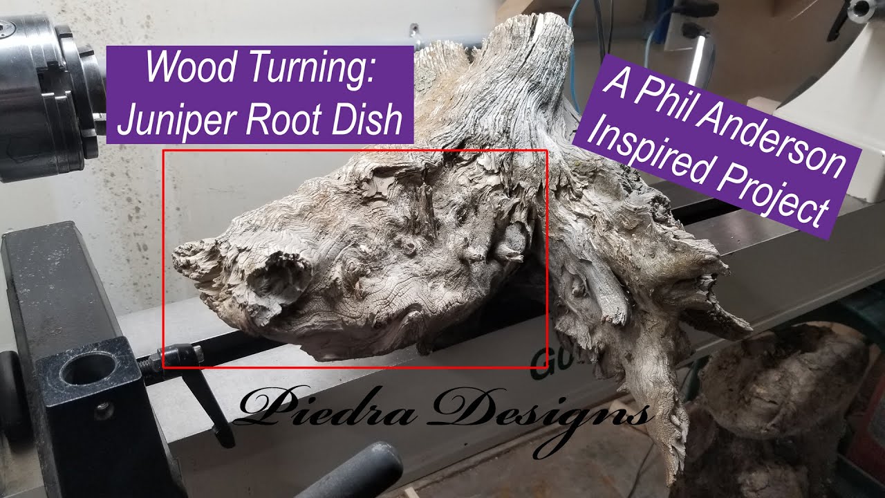 Wood Turning: Juniper Root Dish (A Phil Anderson inspired project ...