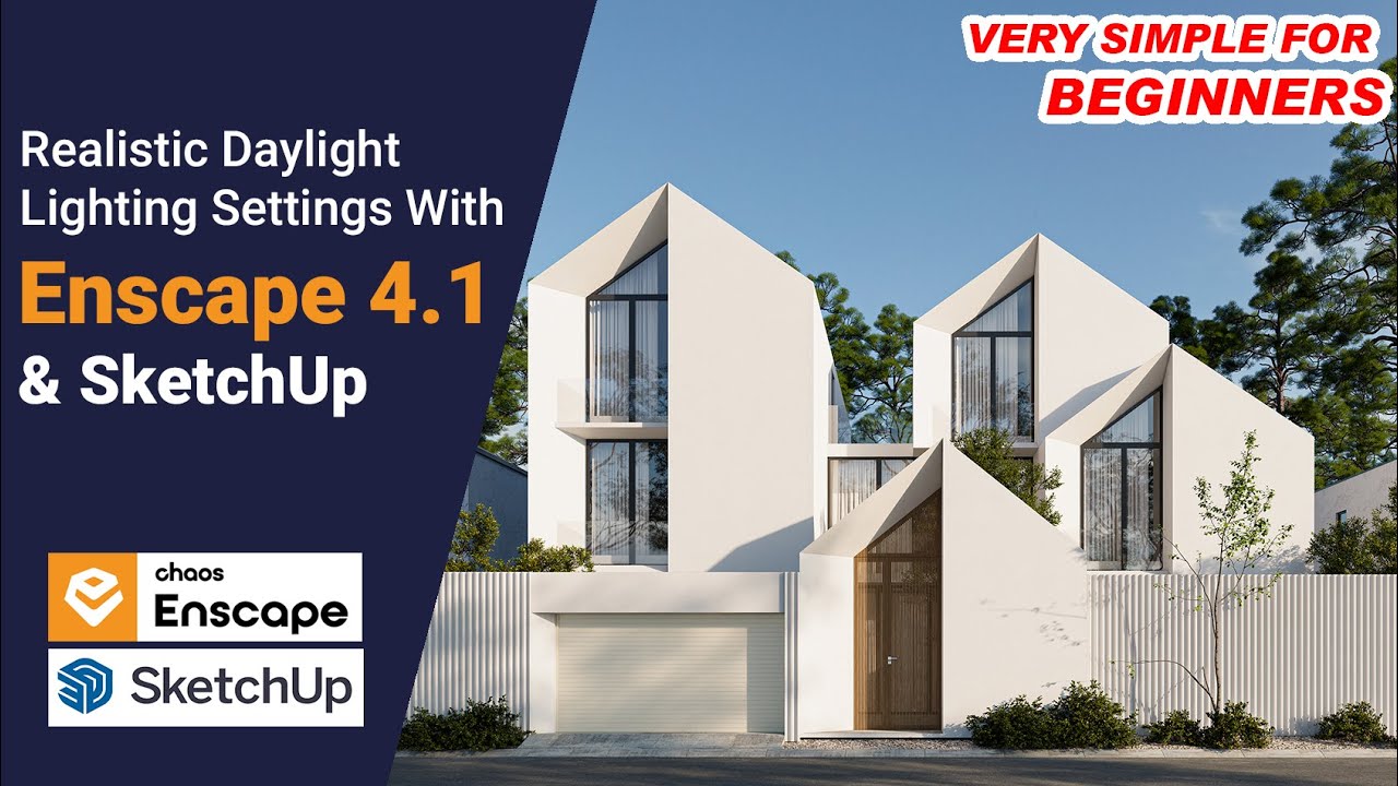 ENSCAPE TUTORIALS | Buổi 40: Dễ Dàng Setting Ánh Sáng Ban Ngày Auto Đẹp ...