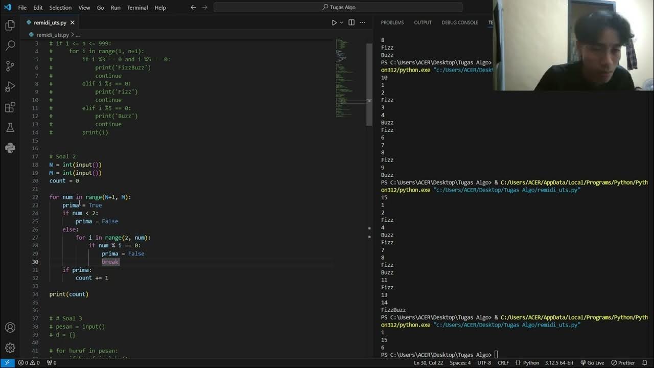 Remidi UTS Algo - YouTube