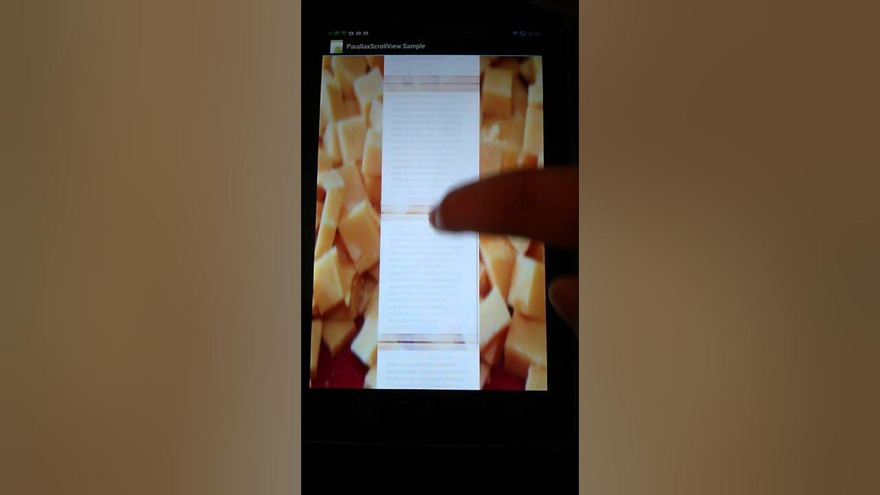 ParallaxScrollView for Xamarin.Android - YouTube