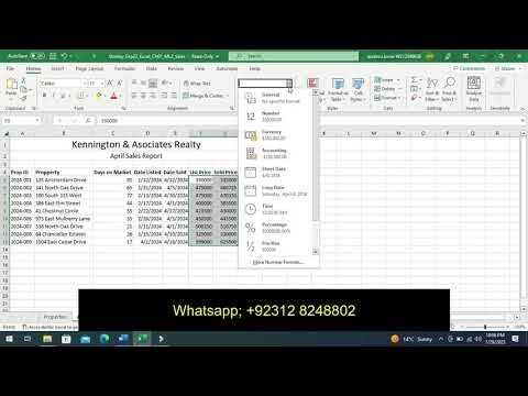 Exp22_Excel_Ch01_ML2_Sales | Exp22 Excel Ch01 ML2 Sales - YouTube