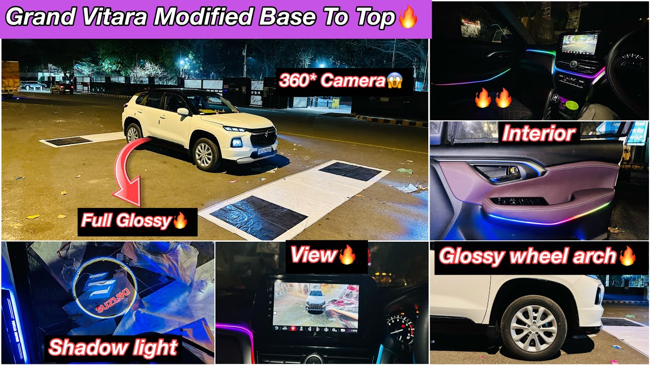 GRAND VITARA 2023 MODIFIED🔥GRAND VITARA GENUINE ACCESSORIES🔥GRAND ...