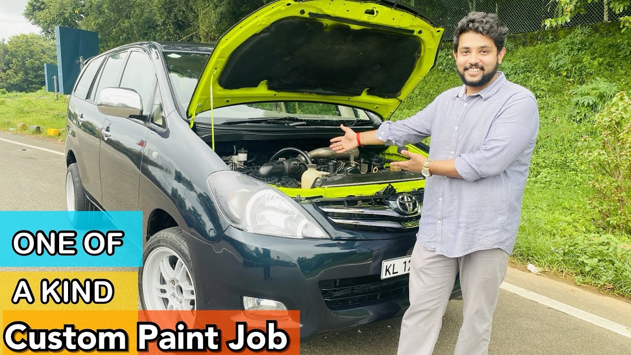Toyota Innova Modified Project ( Custom Paint Job ) 💥 - YouTube