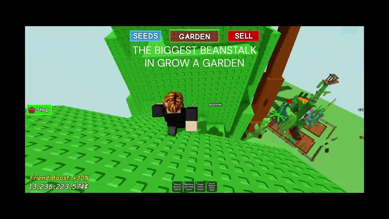 BIGGEST BEANSTALK IN GROW A GARDEN - YouTube