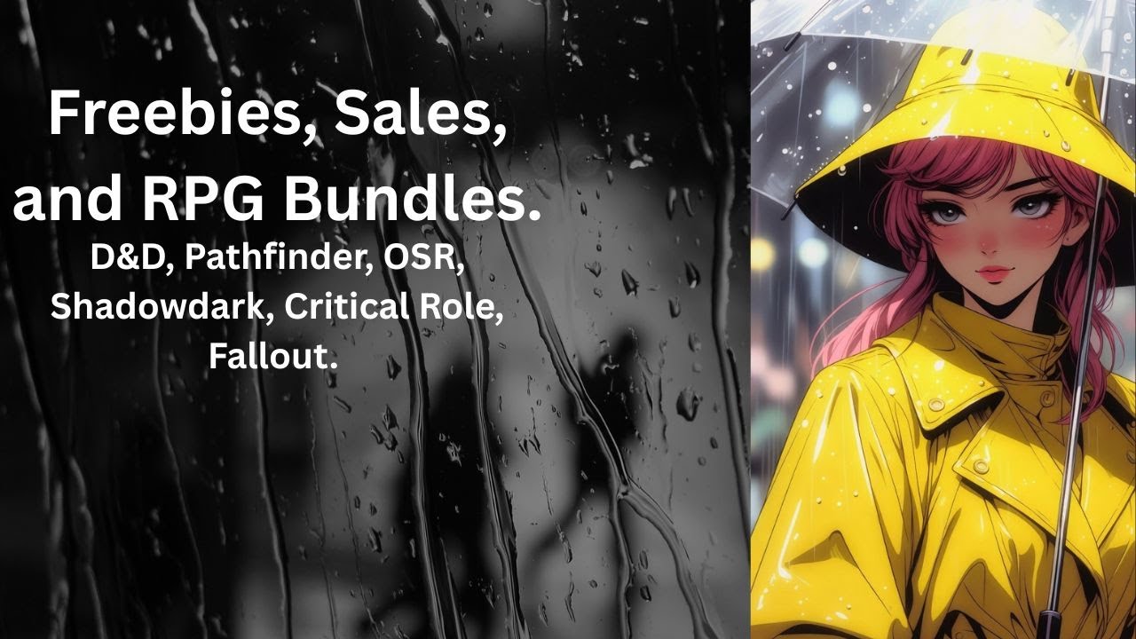 RPG Freebies, sales and Bundles for 11/17. - YouTube