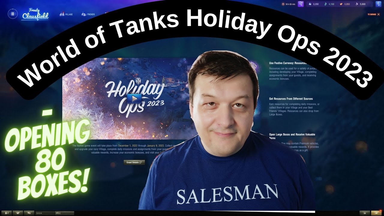 World of Tanks Holiday Ops 2023 - Opening 80 Boxes! - YouTube