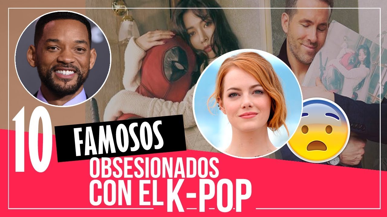 TOP 10 | Famosos OBSESIONADOS con el #K-POP. - YouTube