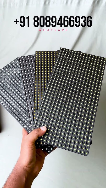 DIY Digital Clock using P10 LED Module | P10 Clock #digitalclock #diy # ...