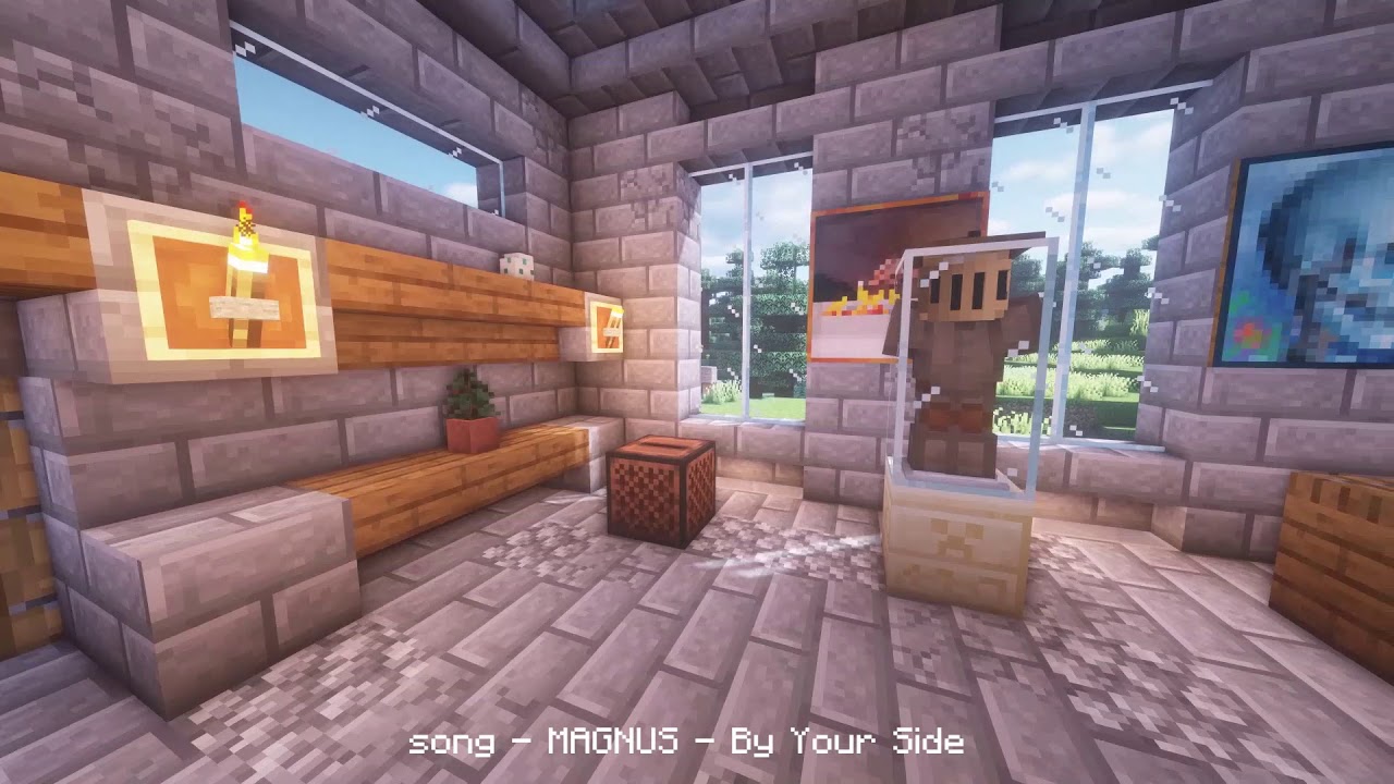 Minecraft Medieval Bedroom Tour - YouTube