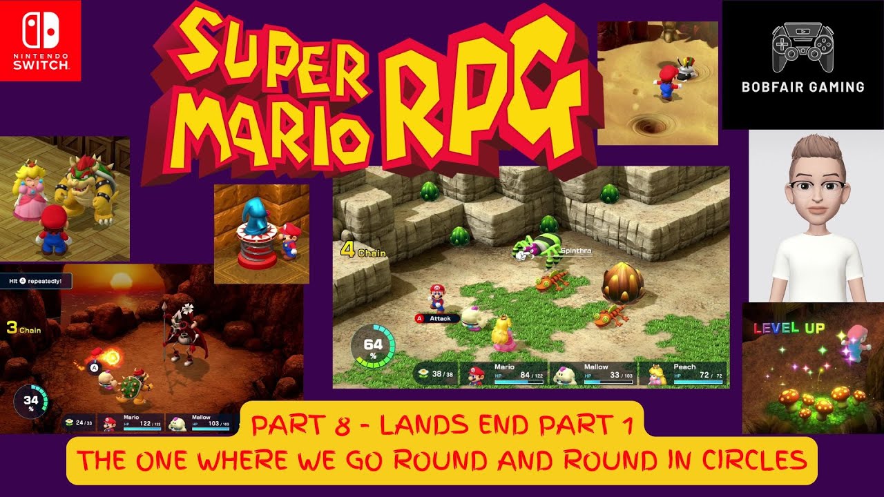 Super Mario RPG // Part 8 // Lands End Part 1 - The one Where we Go ...