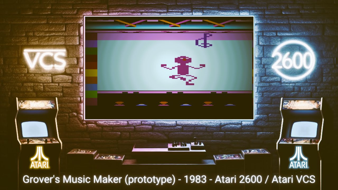 Grover's Music Maker (prototype) - 1983 - Atari 2600 ( Atari VCS ...