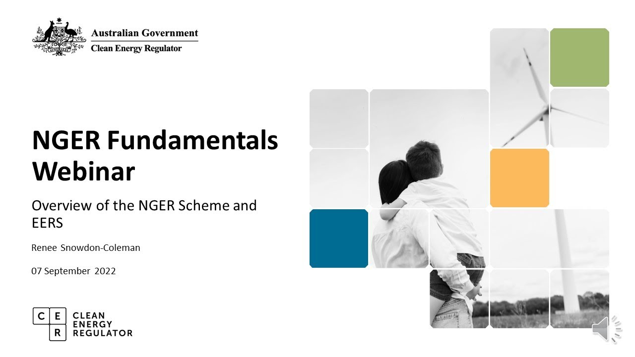 Webinar 1 NGER Fundamentals 7 September 2022 YouTube Webinar 1 NGER Fundamentals 7 September 2022 YouTube
