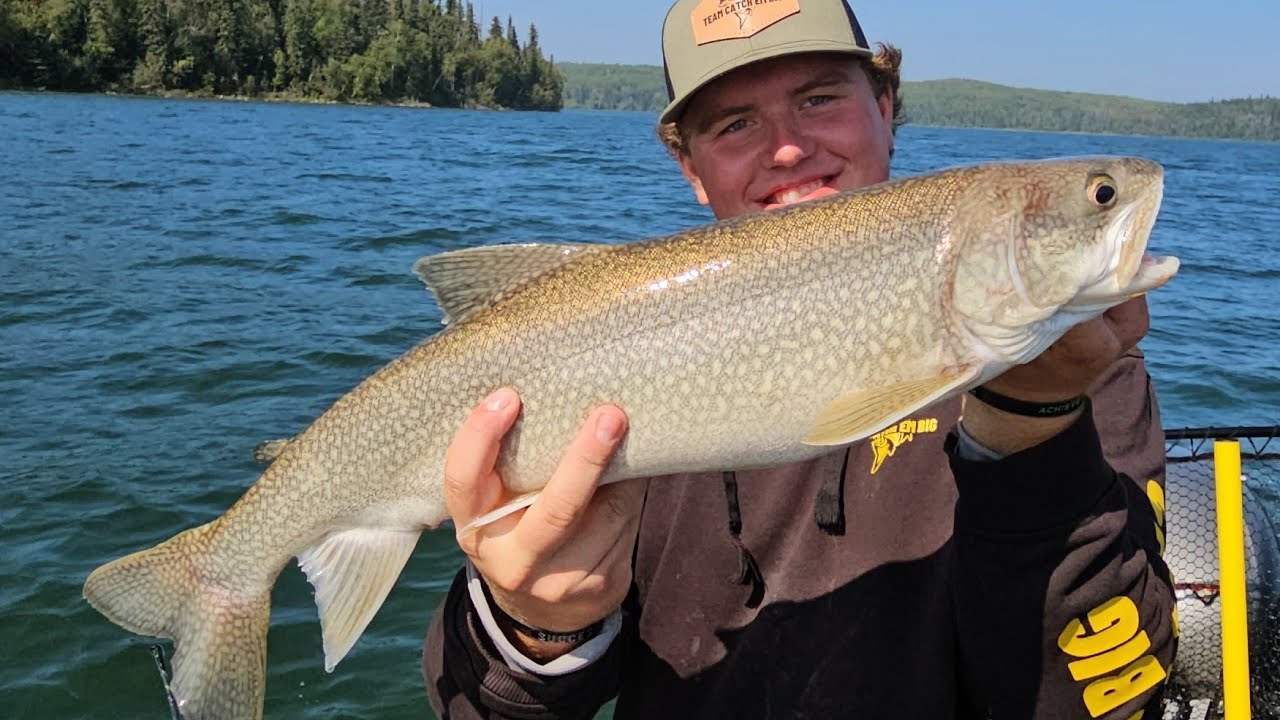 Lake Trout fishing Cold Lake Alberta - YouTube