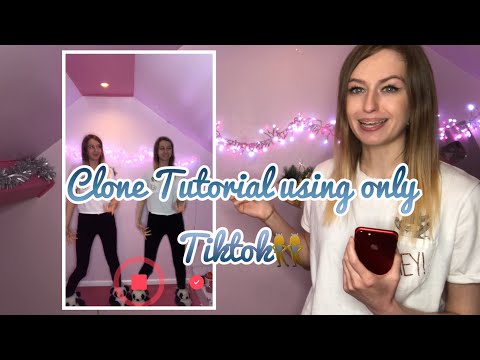 How to Clone yourself using ONLY the app TikTok!! *NEW*