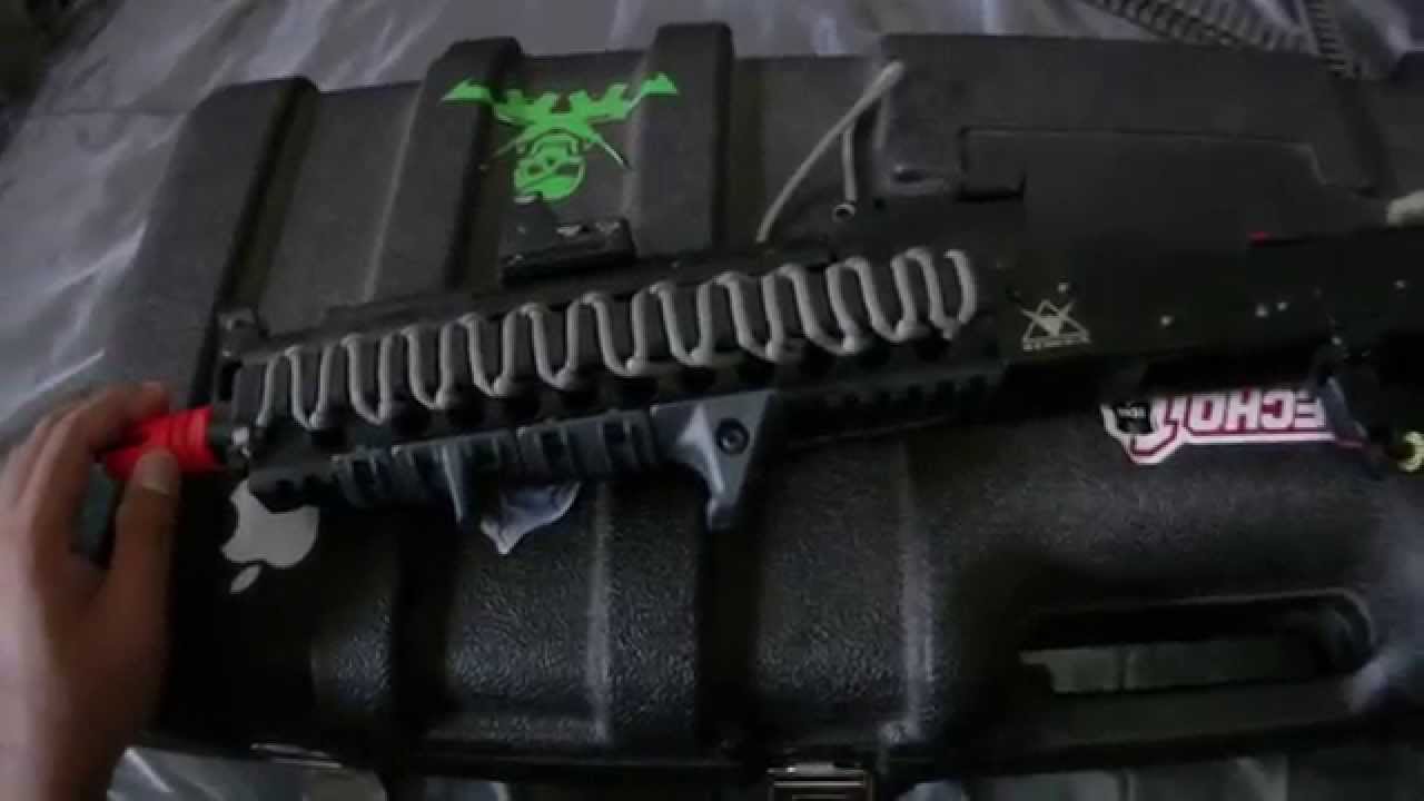 How to make paracord Rail Cover by the FLEA - YouTube