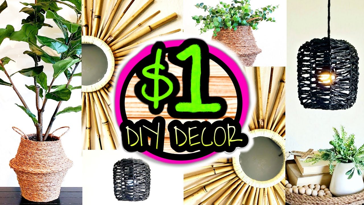 Dollar Tree Room Decor DIYs that DO NOT look like Dollar Tree DIYs ...
