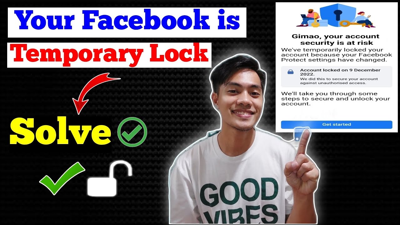 Paano i unlock ang Facebook temporary lock Facebook profile unlock ...