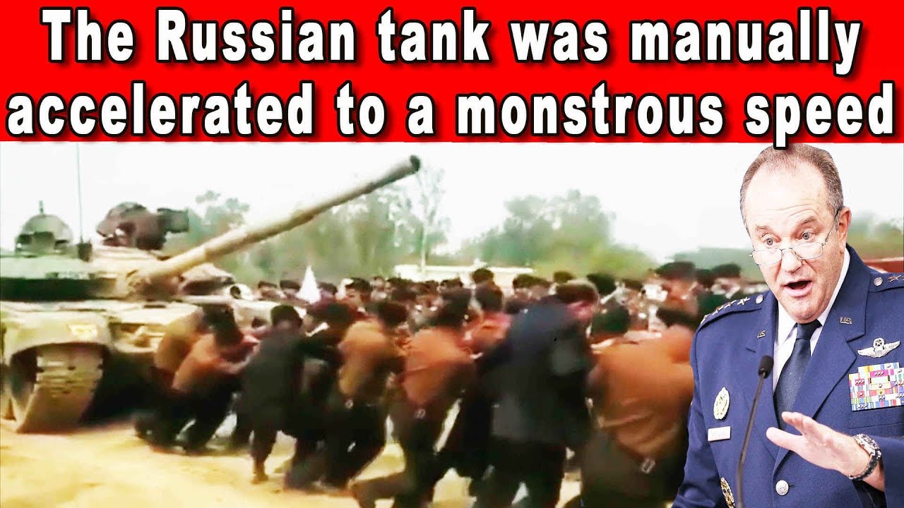 UNBELIEVABLE! A RUSSIAN TANK WAS ACCELERATED TO A GIGANTIC SPEED ...