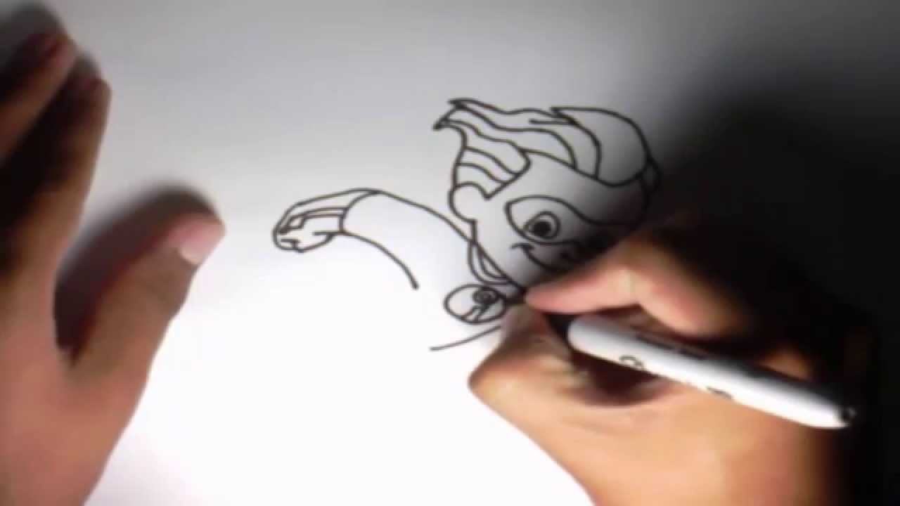 Como dibujar a Dash Robert Parr Los Increíbles l How to draw Dash ...