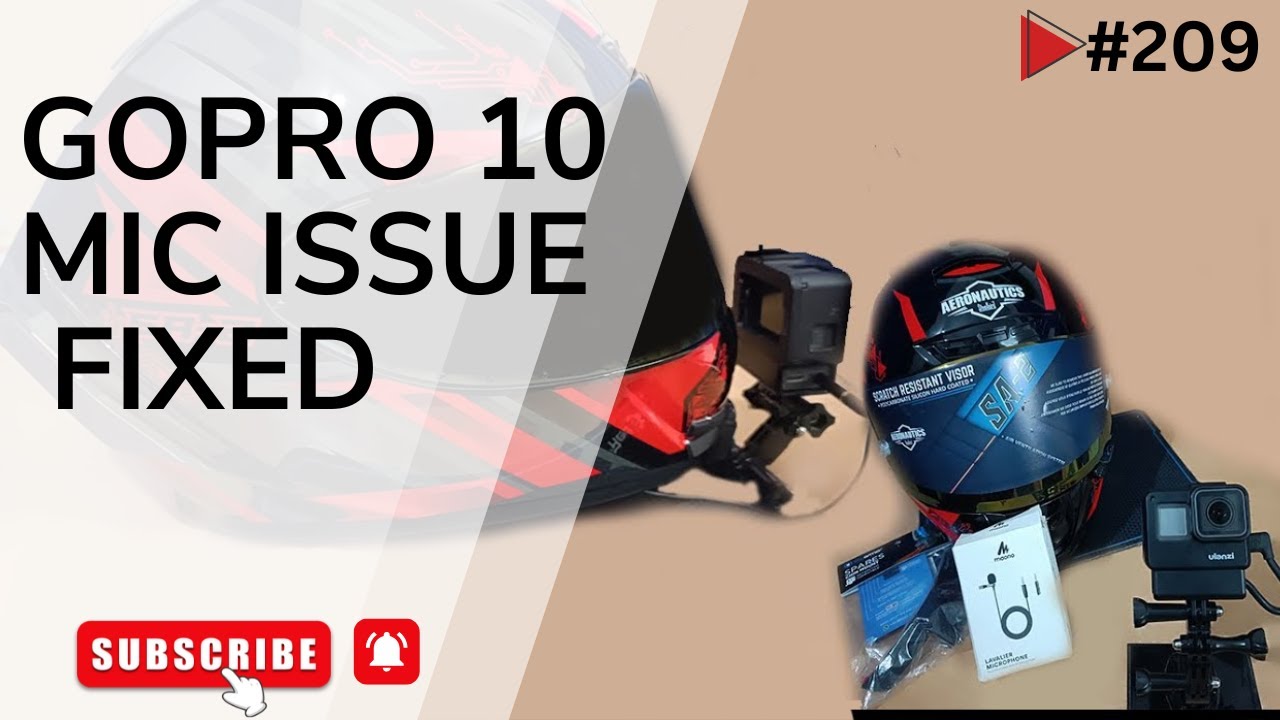GoPro 10 Mic Issue Solved - YouTube