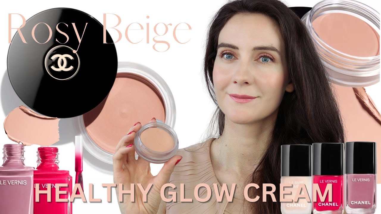 New Chanel Les Beiges healthy Glow cream rosy beige review - YouTube