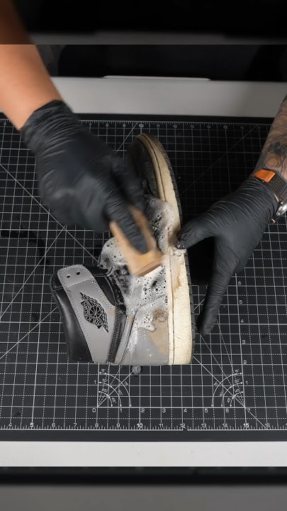 How to clean dirty shoes tutorial #sneakers #tutorial #restoration ...