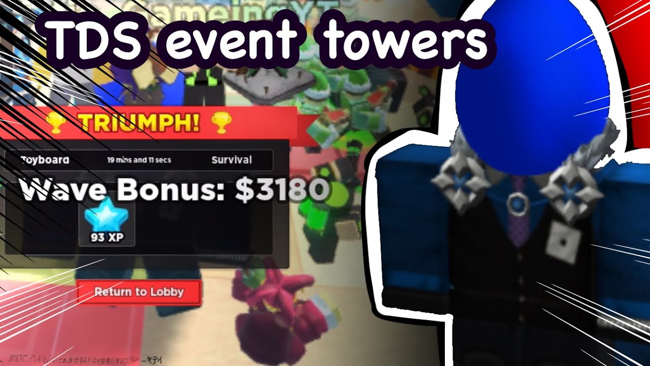 (Roblox) TDS Event towers only! - YouTube