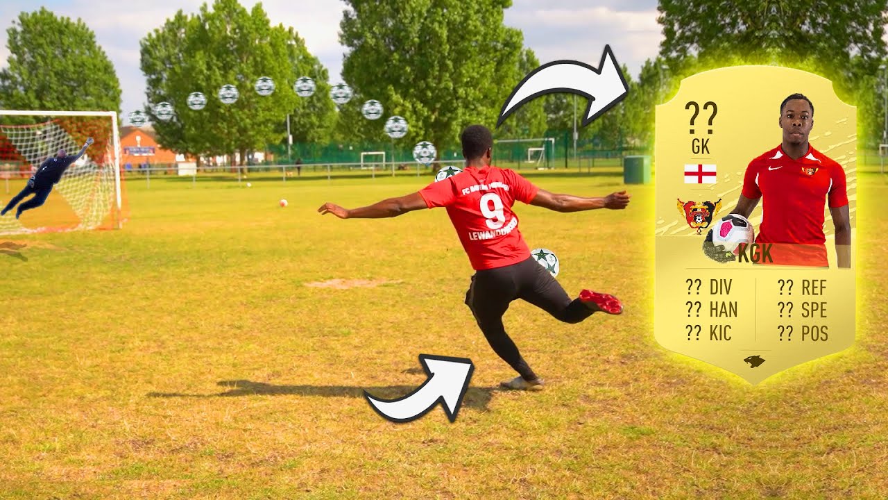 I Challenged SV2 To Make My Fut Card Soccer Goalkeeper Challenge - YouTube