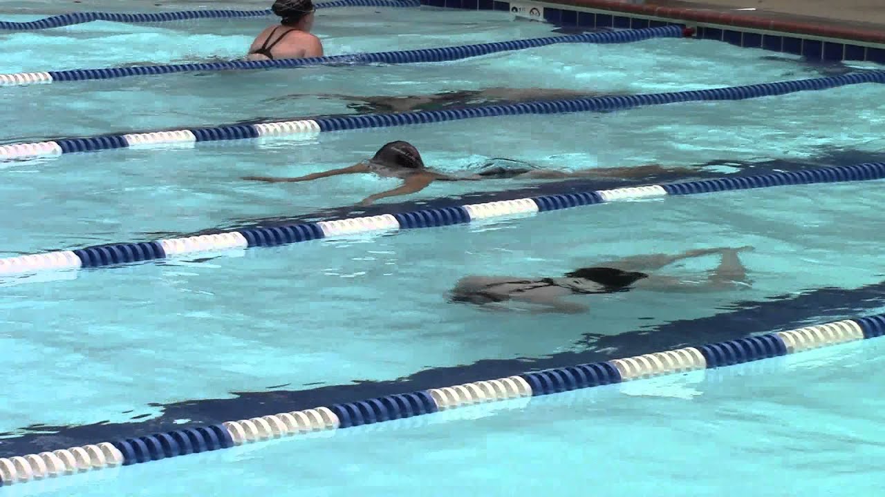 Hallie Stewart 50 Breast Stroke VBSL Meet - YouTube