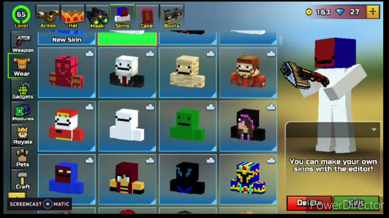 How to make my pg3d skin - YouTube