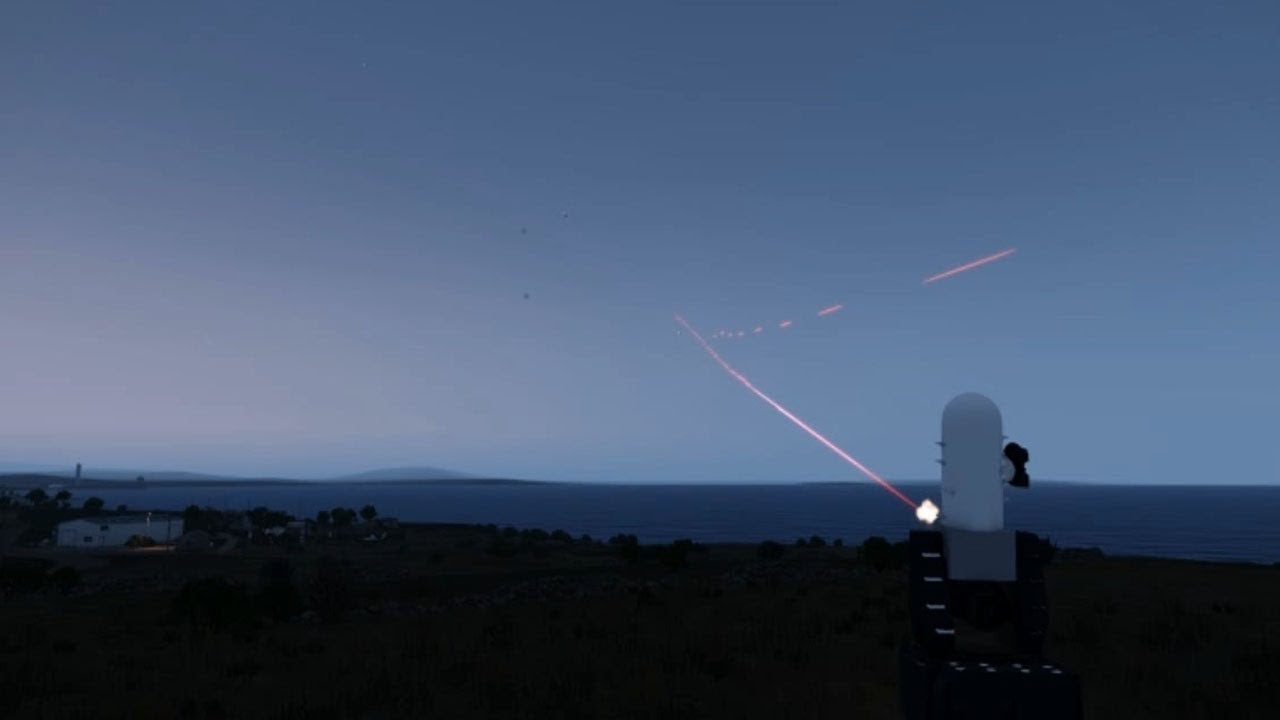CIWS Drone Defense Tracer ドローン システム Action Intercept Tracer Flare ...