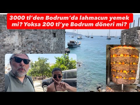 Eğlenceli Bodrum tatilinden herkese merhabalar.Özellikle Bodrum Döneri, sokakları, plajları sahil..