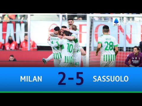 Milan v Sassuolo (2-5) | Sassuolo run rampant at San Siro | Serie A Highlights
