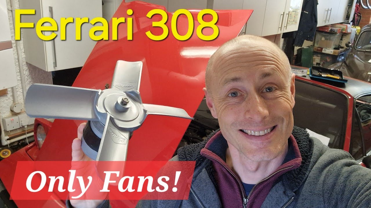 Pt 10 Ferrari 308 cooling fan rebuild and Spal heater blower fitment ...