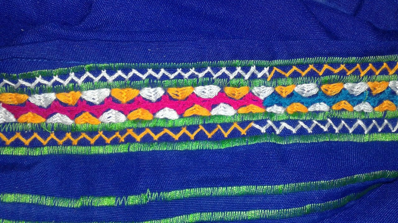 How to learn Kutchi work and handicraft work - YouTube