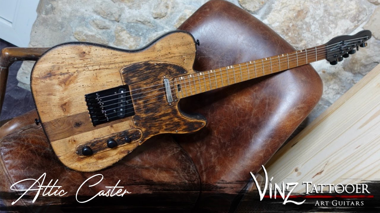 Attic Caster guitar Full Build - YouTube