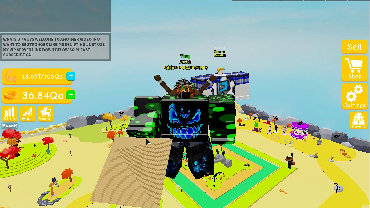 Free Vip Server in Lifting Simulator 2019 - YouTube