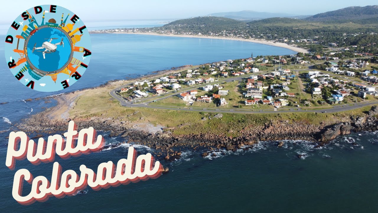 PUNTA COLORADA, Maldonado desde el aire - YouTube