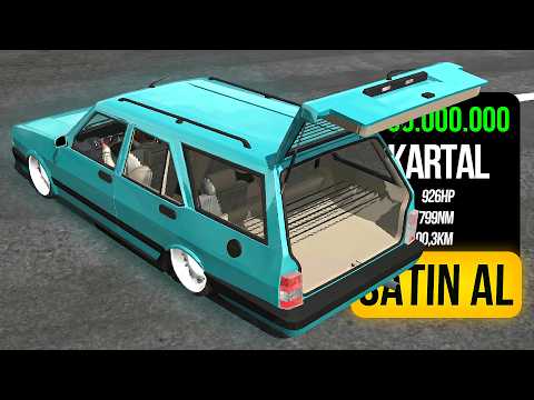 Sadece Türkiye'deki POPÜLER ARABALARLA Zengin Oldum !! Car Parking Multiplayer