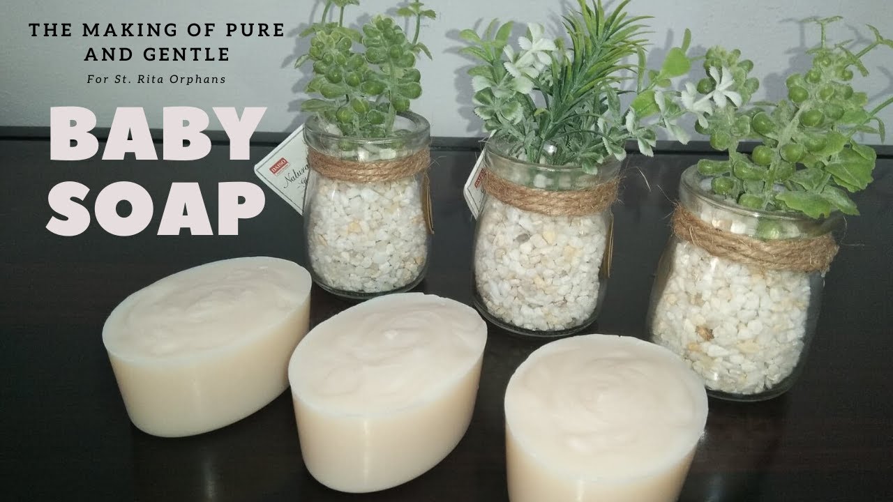 Baby Soap Cold Process - YouTube