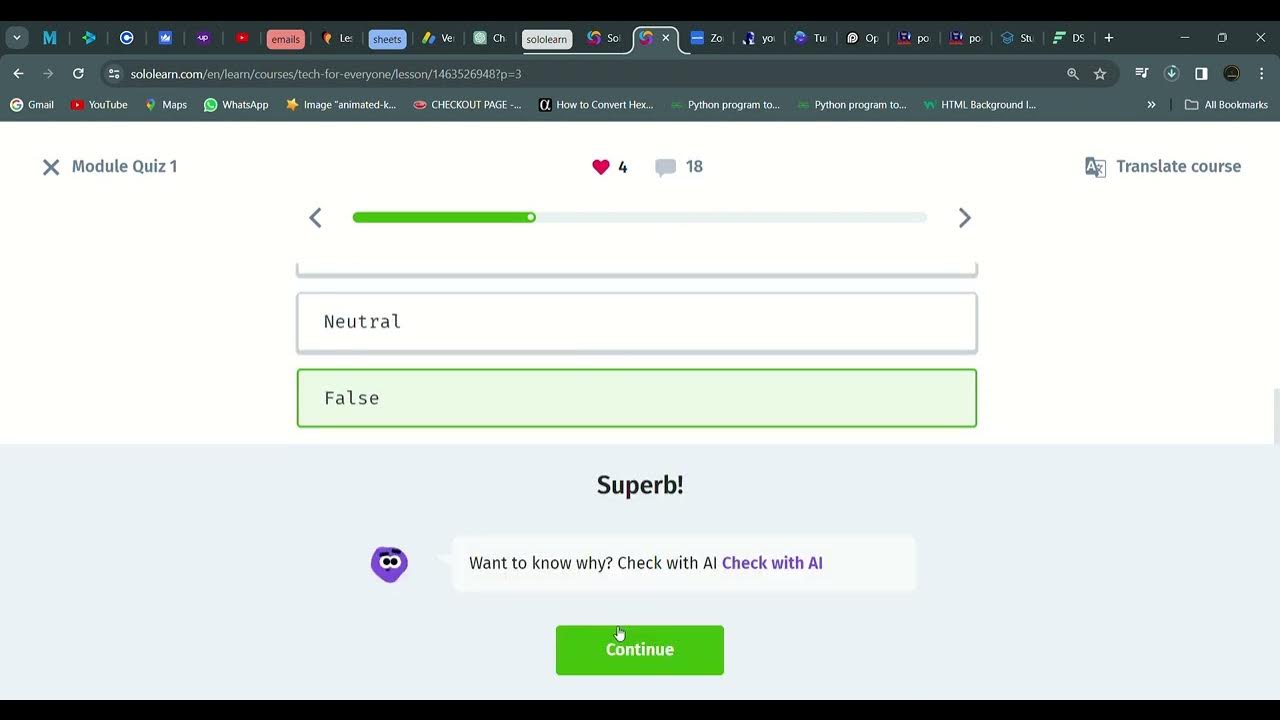 06 Module Quiz 1 | Tech for Everyone | Sololearn - YouTube