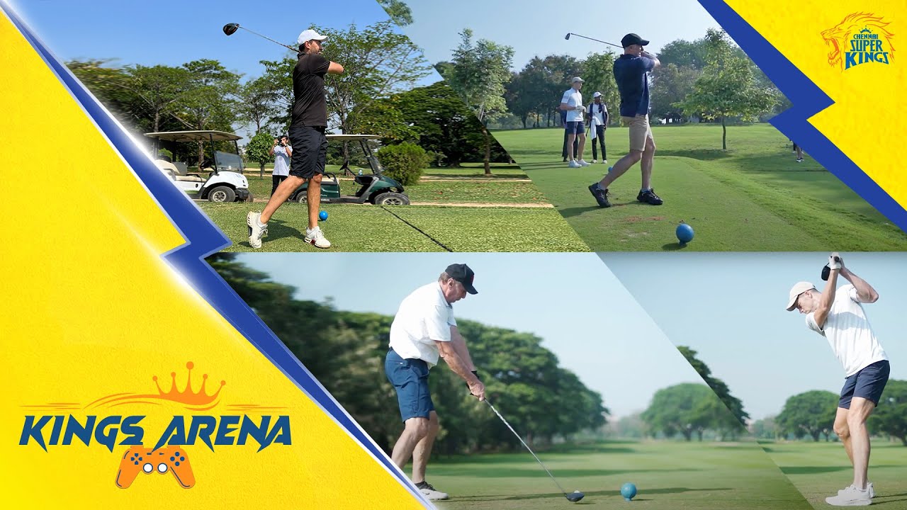 Golfers Day out ft. Fleming, Hussey, Eric & Santner | Kings Arena - YouTube